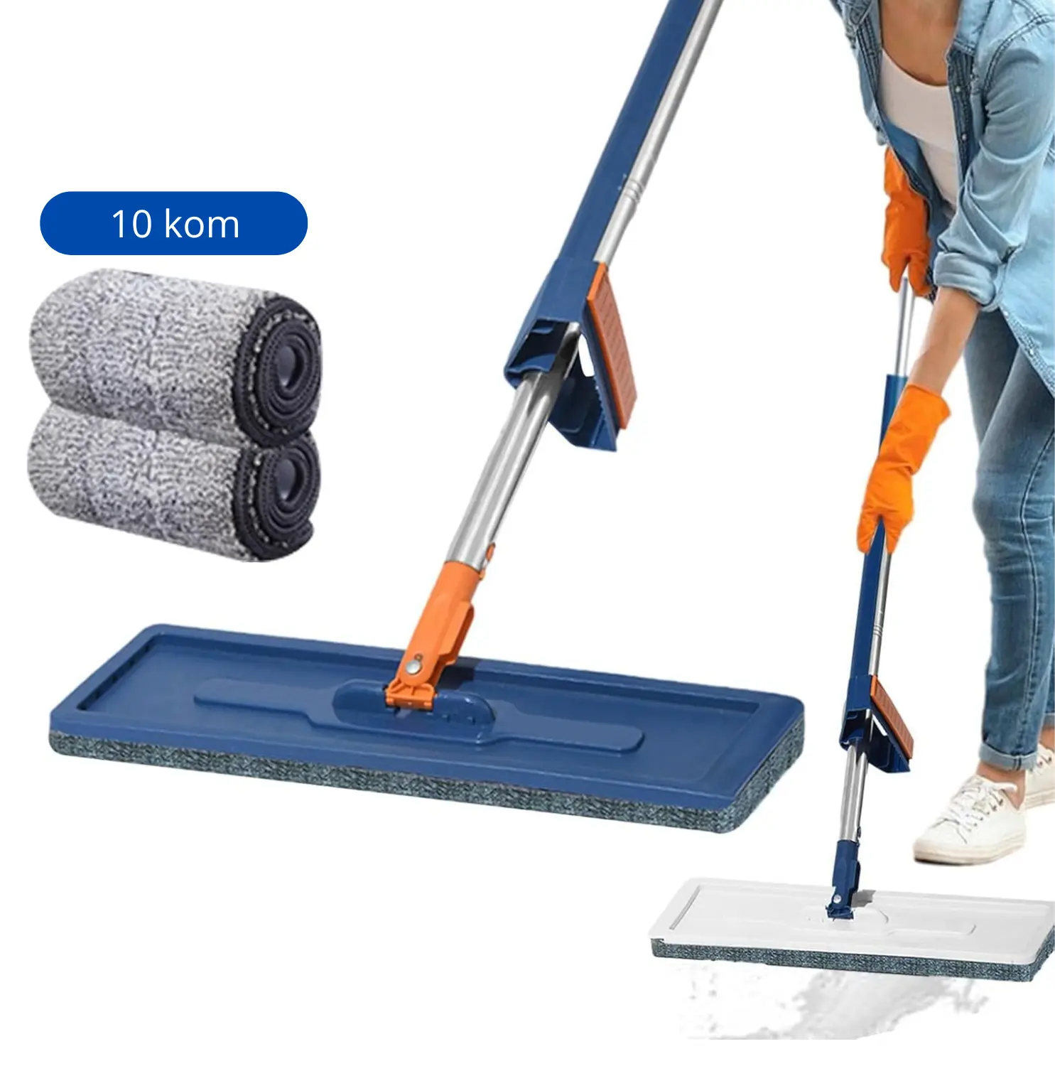 Cleanmate Praktični mop sa samoceđenjem + 10 krpa gratis