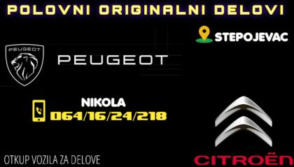 ORIGINALNI POLOVNI DELOVI ZA PEUGEOT I CITROEN