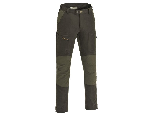 PINEWOOD PANTALONE FURUDAL CARIBOU HUNT EXTREME SUEDE BROWN/DARK OLIVE