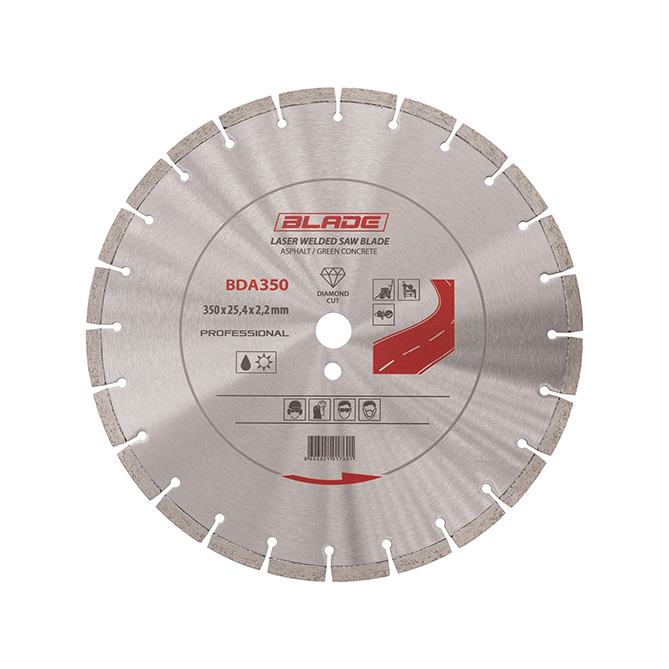 Dijamantski disk za sečenje asfalta/betona (Premium) – BLADE BDA350ID EK000781986