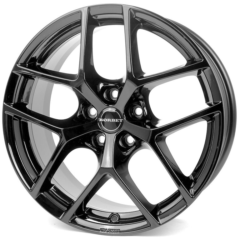 BORBETY BLACK GLOSSY 16x6.5-5/114.3