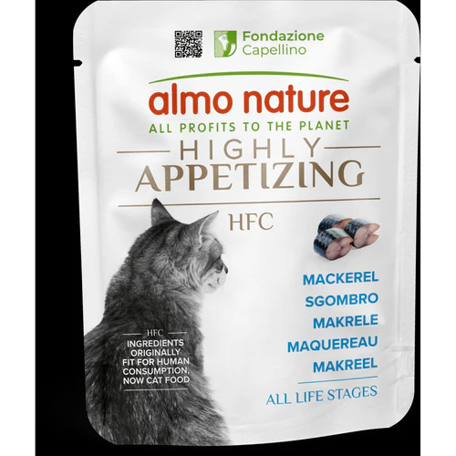 ALMO NATURE HFC Highly Appetizing kesica za izbirljive mačke sa skušom, 50g