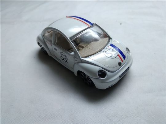 Burago VW New Beetle Herbie 1:43,Made in Italy.Odl