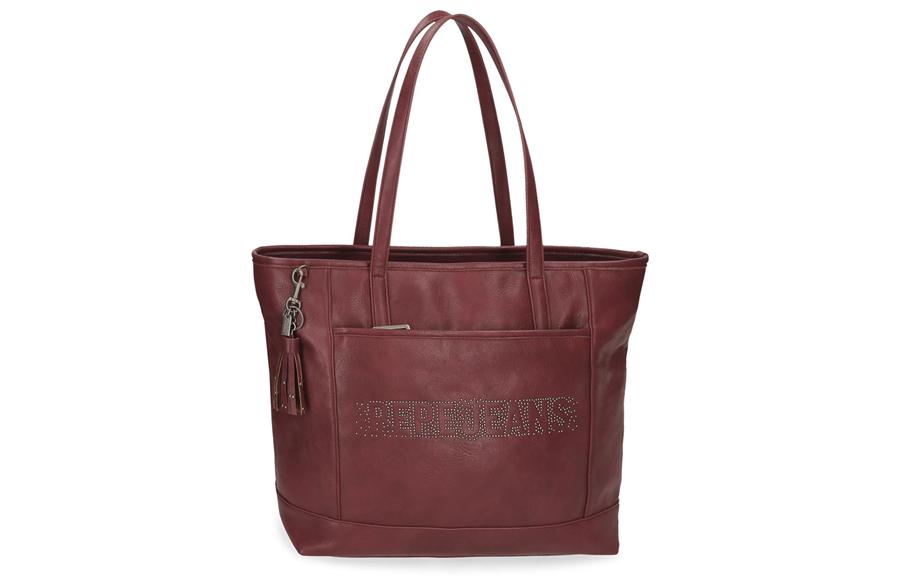 Bera ženska tote torba Pepe Jeans | bordo