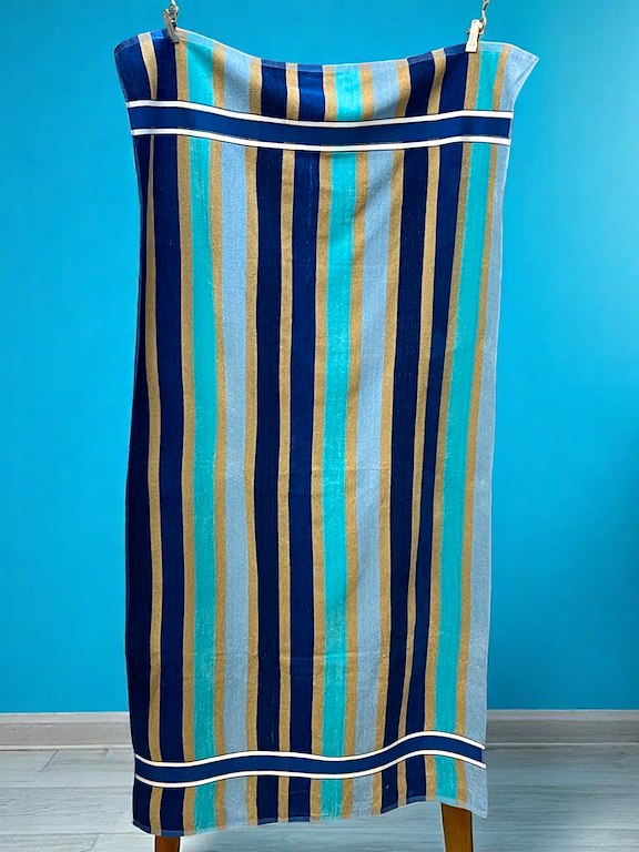 Plažni peškir “Marina Stripe” 170×80 cm – 100% pamuk A6
