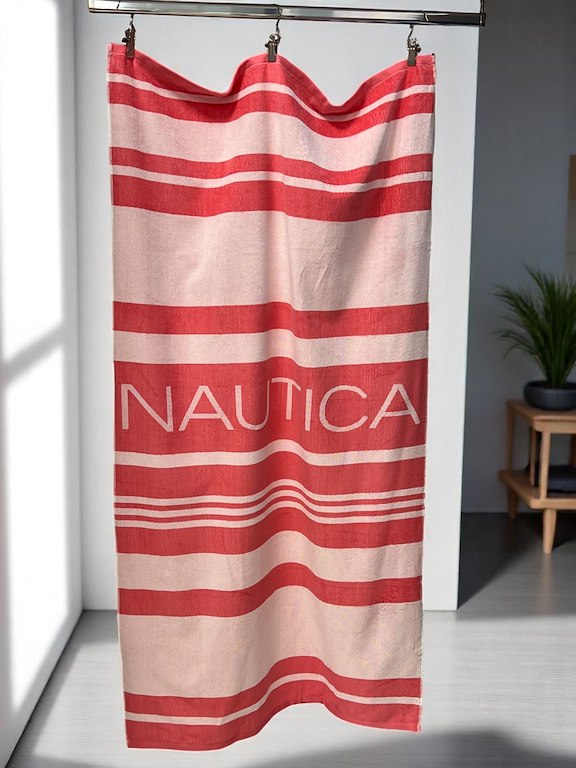 Plažni peškir “Nautica Pink” – 92×172 cm | 100% Pamuk