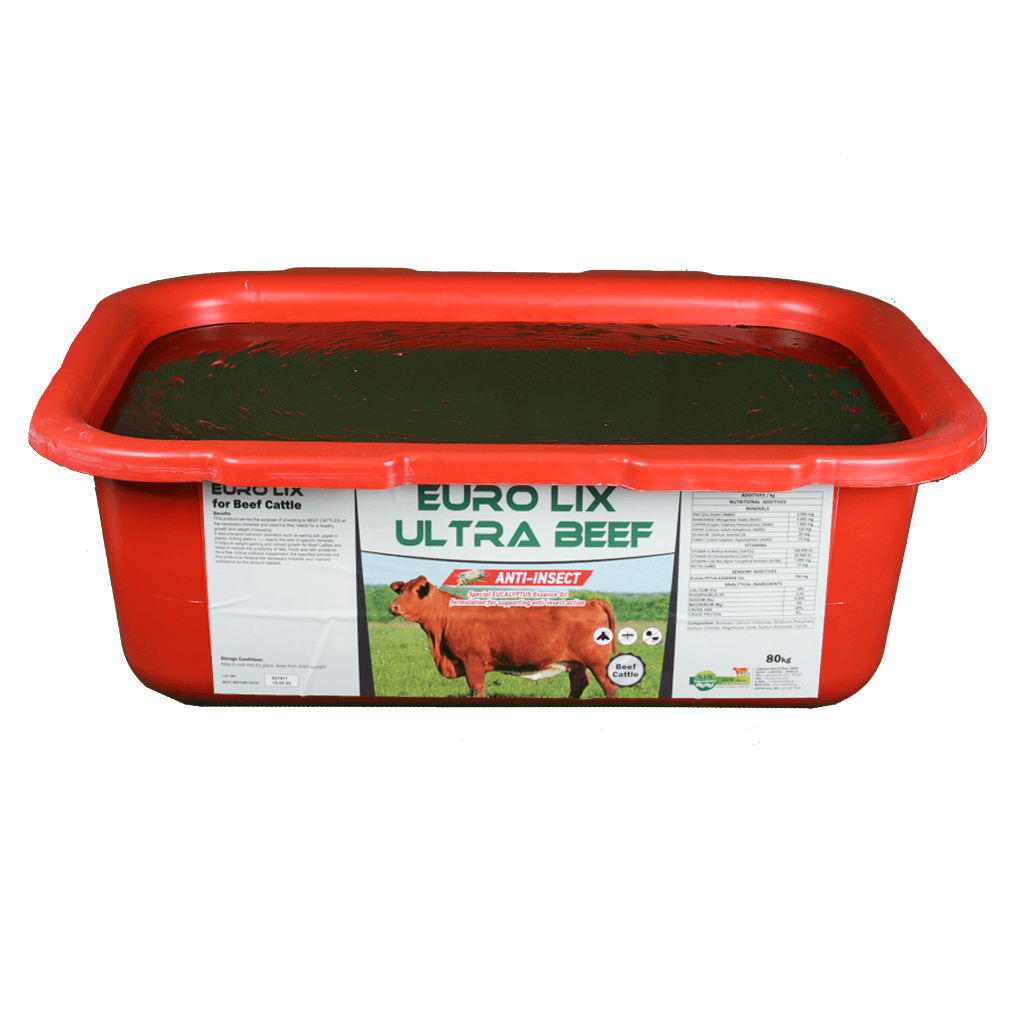 MINERALNI BLOK LIZALICA- EURO LIX ULTRA BEEF minerali/ vitamini ZA GOVEDA za zdrav rast i povećanje telesne težine 24kg