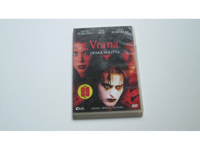 Vrana - Opaka molitva, DVD