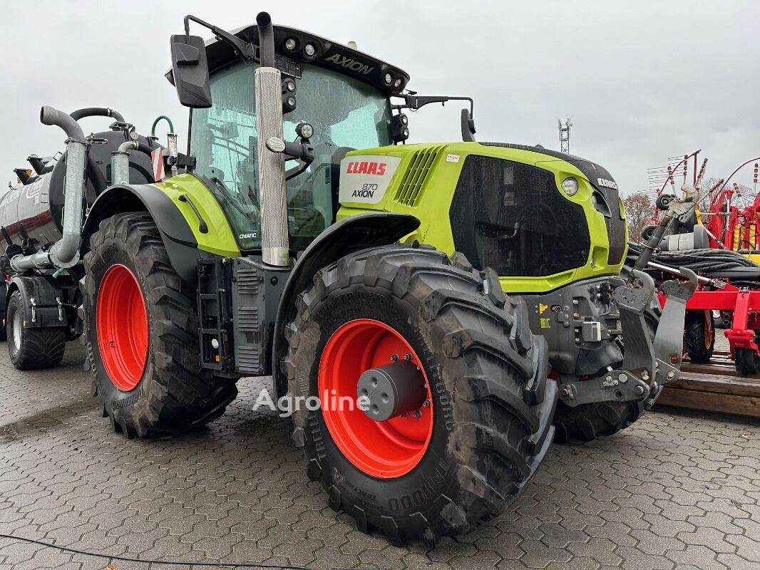 Claas Axion 870 Cmatic Cebis Touch traktor točkaš
