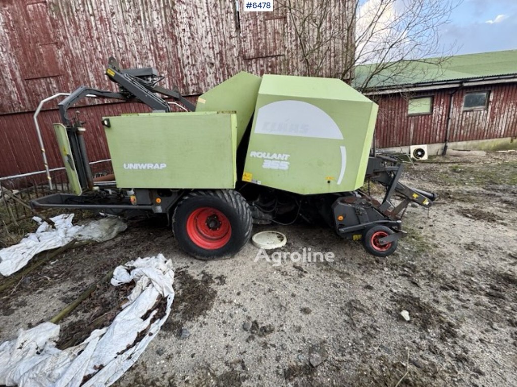 Claas 255 Uniwrap balirka za okrugle bale