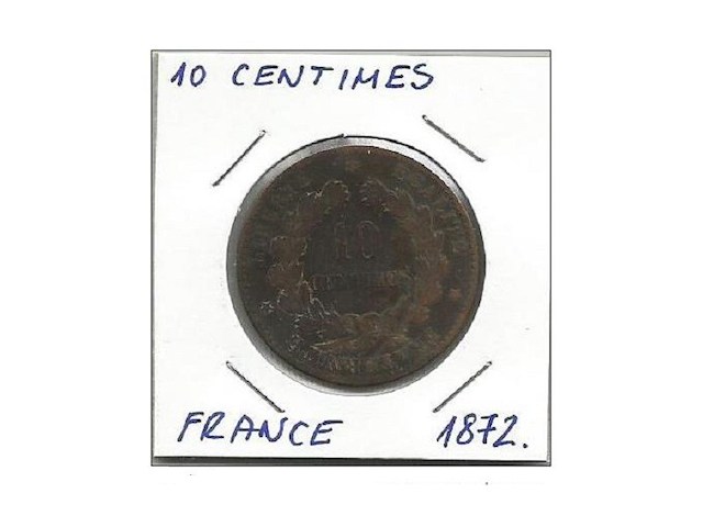 g4 Francuska 10 centimes 1872.