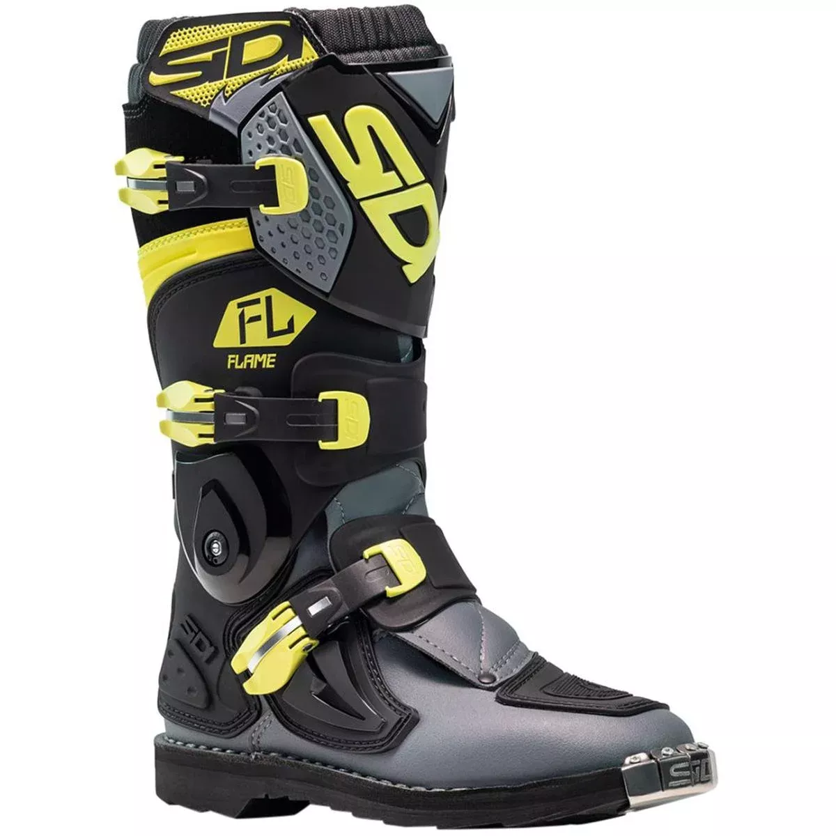 SIDI FLAME Black-lime dečije čizme