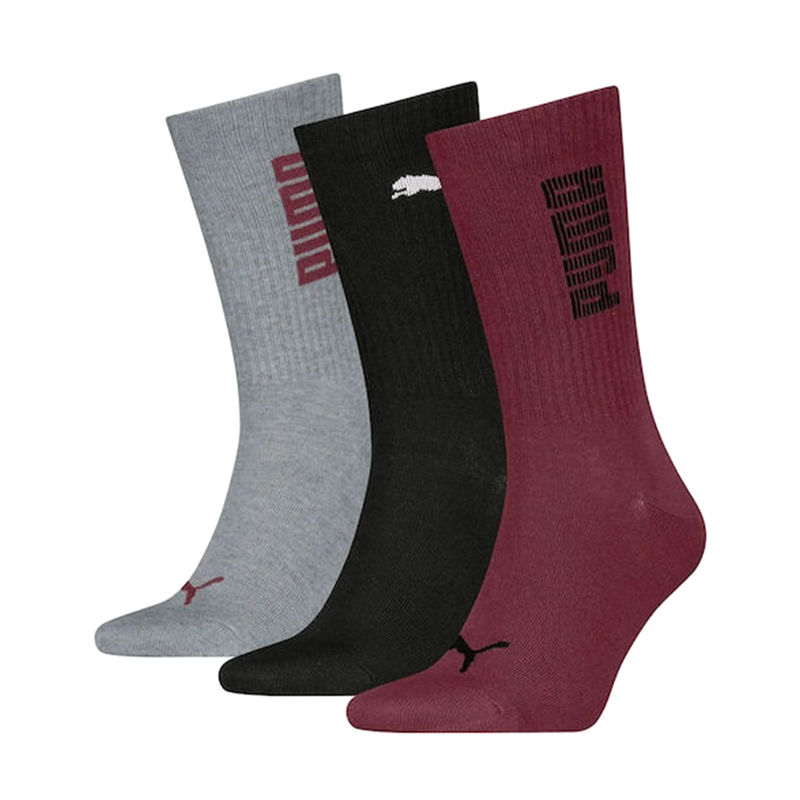 UNISEX ČARAPE PUMA RIB LOGO CREW SOCK 3P, 39/42