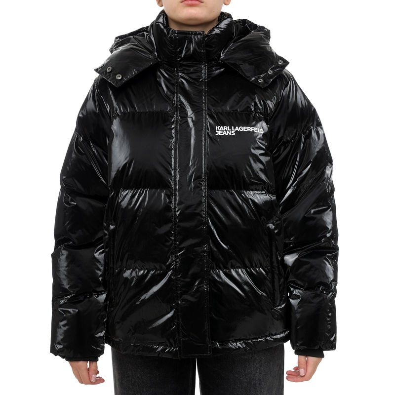 Ženska zimska jakna Karl Lagerfeld pearlized puffer