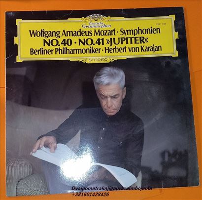 Mozart sumphonie No 40 No 41 jupiter Karajan