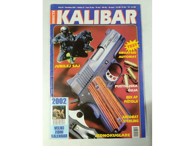 Kalibar broj 62 2001