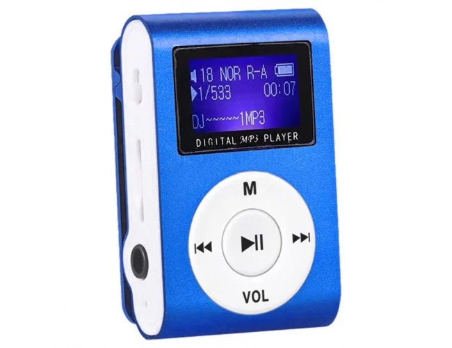 RED MP3 Player Nano LCD 8GB plavi