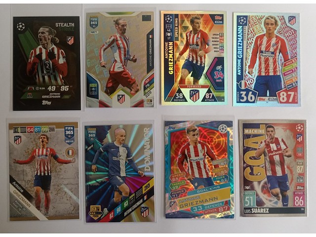 Atletico Madrid Lot 24 Insert Kartice