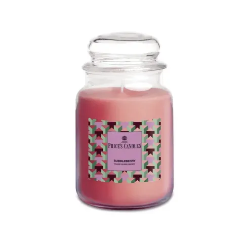 Bubbleberry - Price´s Candle mirisna sveća L (bobičasto voće i vanila)