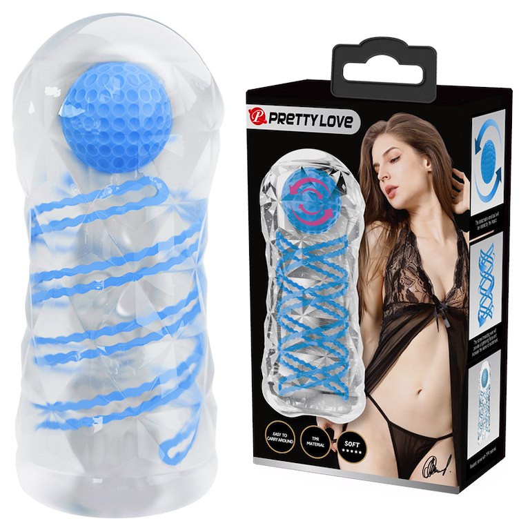 Masturbator Pretty Love fantasy masturbator blue BM 9229N