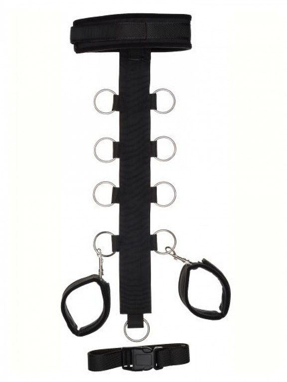 Fetish T-shape Collar and Wrist restraint AF 1051