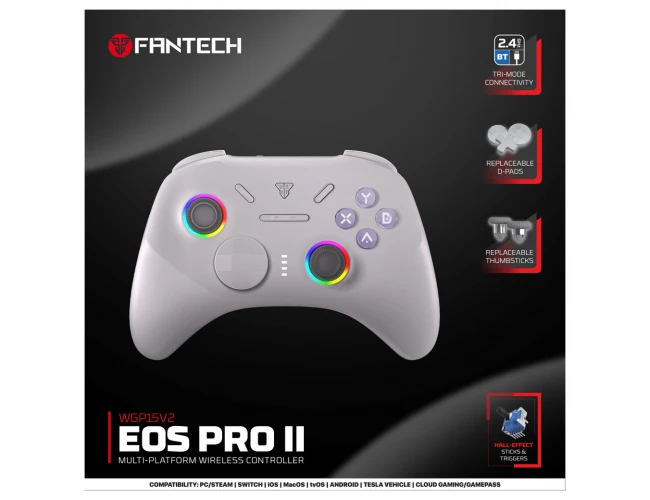 Fantech WGP15V2 EOS Pro II multiplatform RGB gejmped sivi