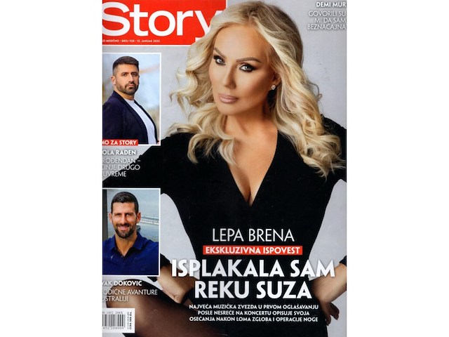 Story 15 januar 2025 Lepa Brena Novak Djokovic Demi Mur