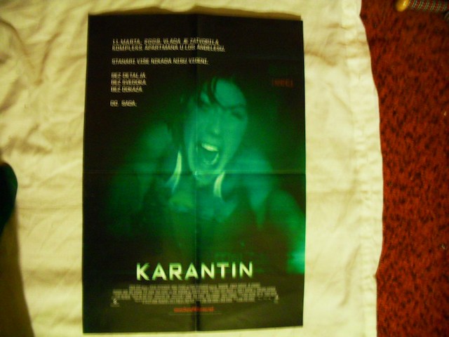 Karantin, plakat