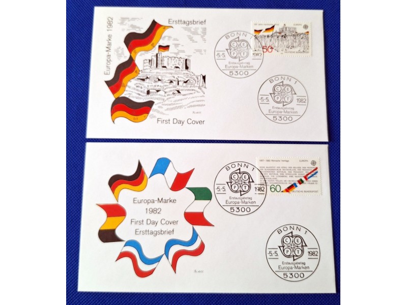 Nemačka BRD FDC 1982. Sport