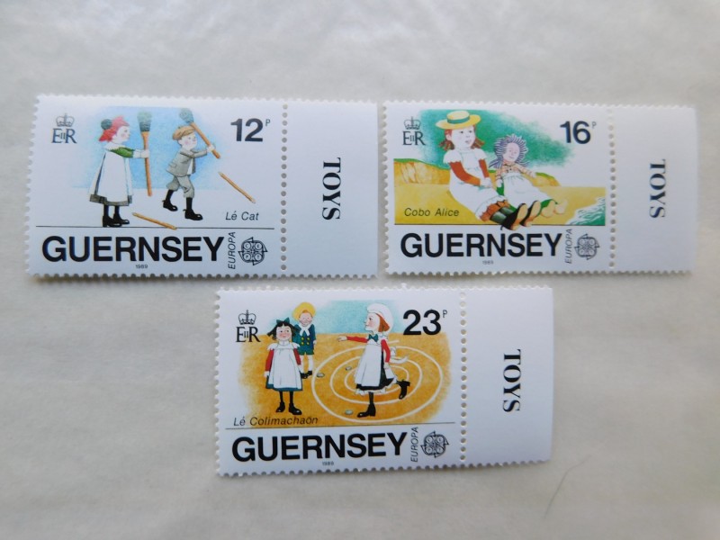 GUERNSEY EUROPA 1989 KOMPLET ČISTA SERIJA