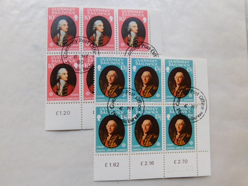 GUERNSEY EUROPA 1980 KOMPLET SERIJA