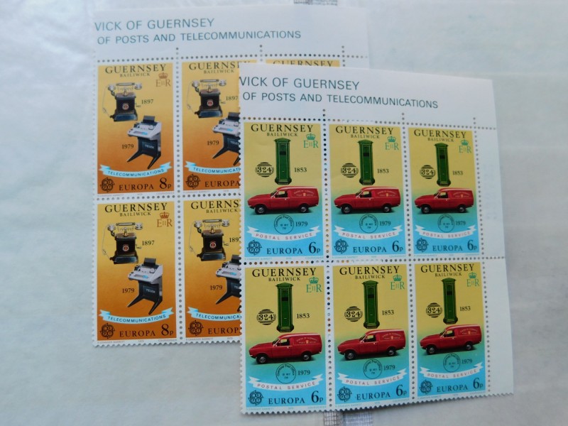 GUERNSEY EUROPA 1979 KOMPLET ČISTA SERIJA