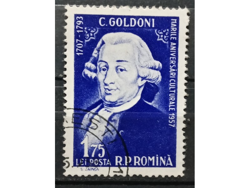 RUMUNIJA 1958 - KULTURA C.GOLDONI