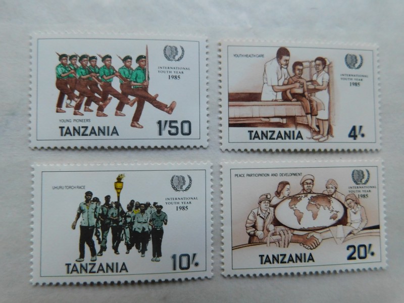 TANZANIJA 1986 KOMPLET ČISTA SERIJA