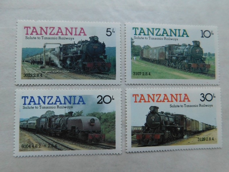 TANZANIJA 1985 KOMPLET ČISTA SERIJA
