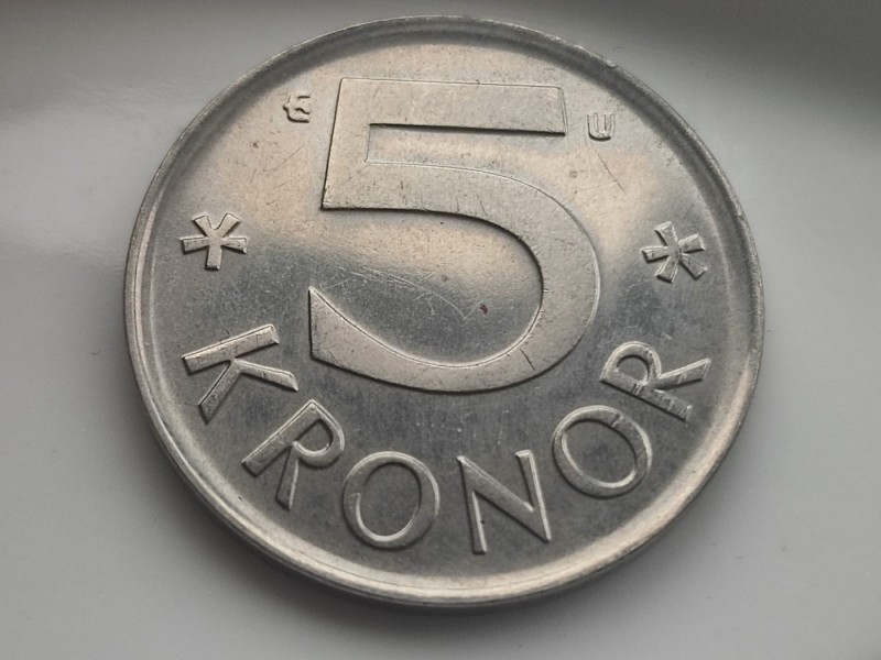 5 Kruna 1976 Švedska