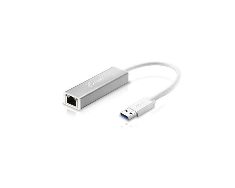 FAST ASIA Adapter TIP C – Gigabit ethernet metal sivi