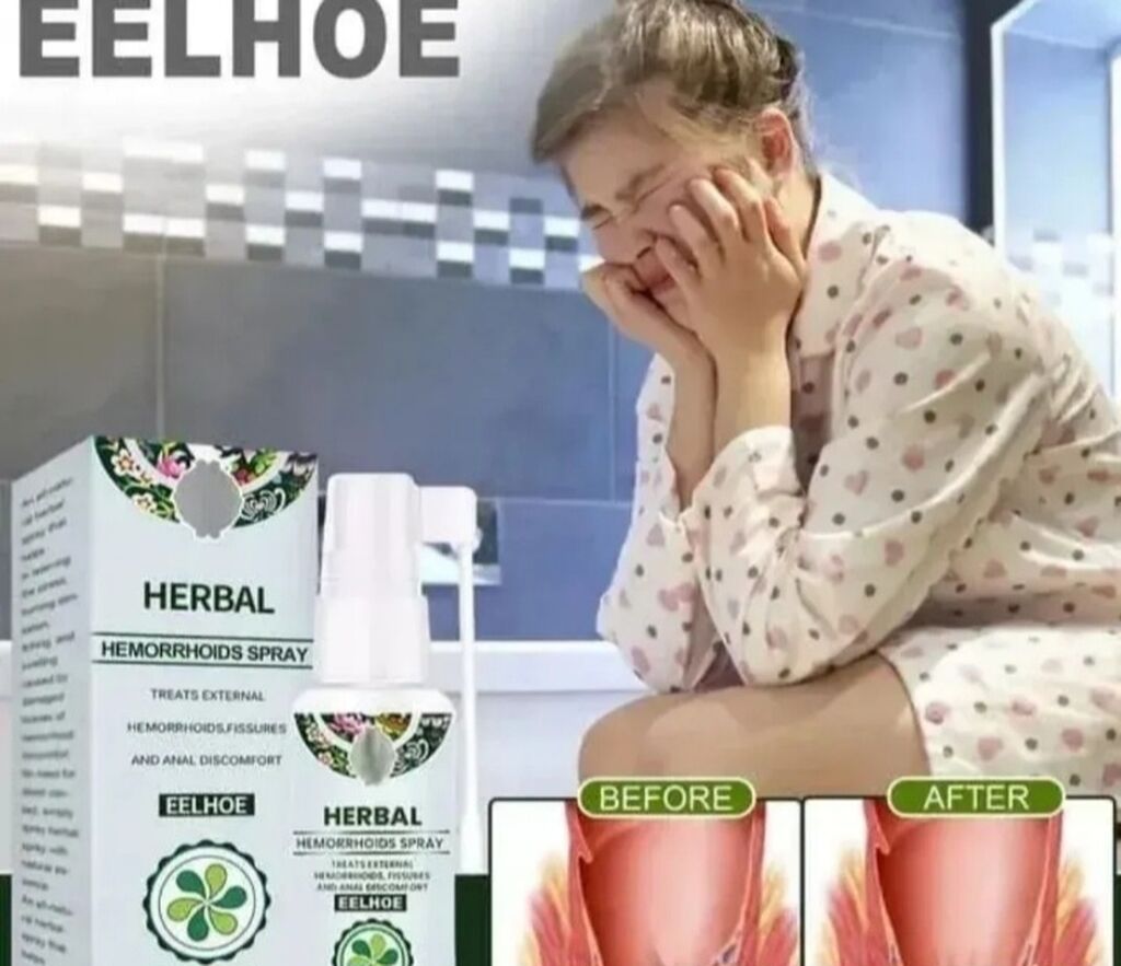 EELHOE Herbal Hemorrhoids Spray – biljni sprej za spoljne hemoroide