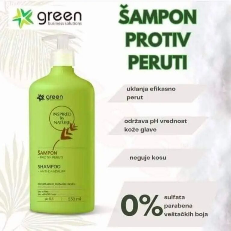 Šampon protiv peruti – Green Business Solutions - Delotvorno uklanja