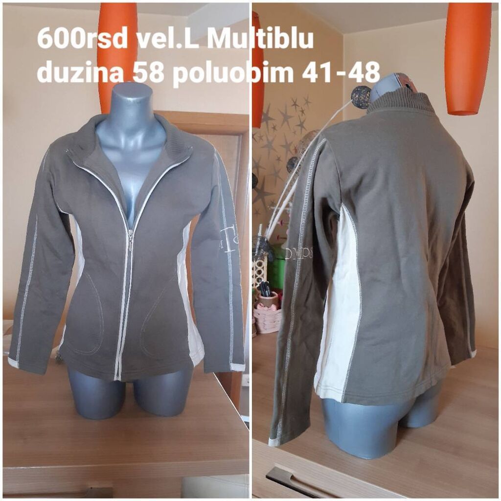 Multiblu ženska jakna/džemper na rajsferšlus - Veličina: L -