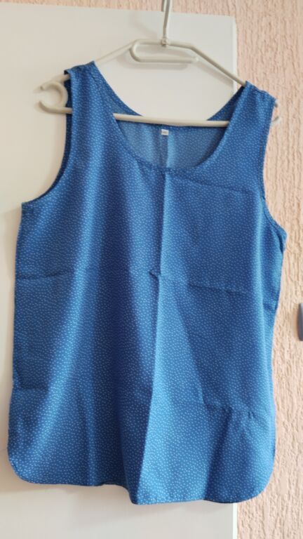 Ženska bluza/majica bez rukava - Klasičan kroj bez rukava sa okruglim