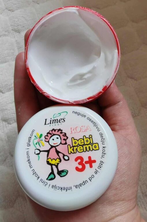 Limes Rosa bebi krema 3+. - Krema za negu osetljive dečje kože -