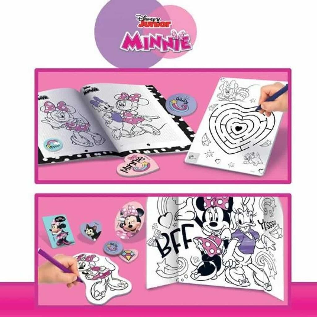 Disney Junior Minnie – Colouring & Drawing School set Komplet za