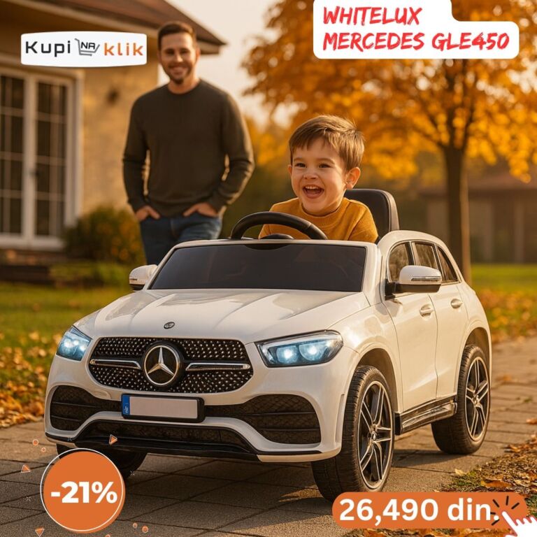 WHITELUX / BLACKLUX Mercedes GLE450 – električni autić za decu -