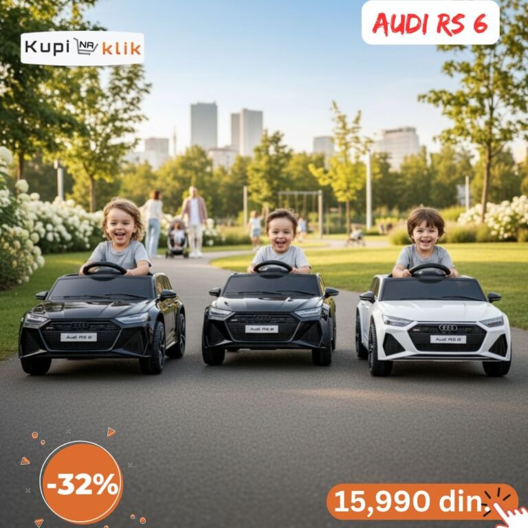 Dečiji električni automobil Audi RS 6 - Model: licencirani Audi RS 6