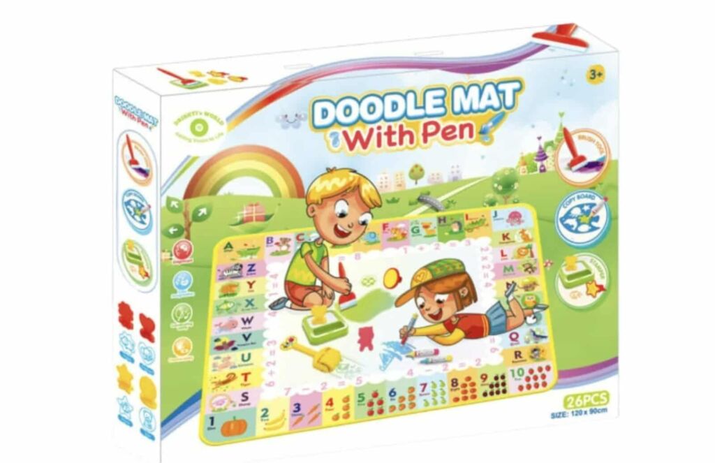 KREATIVNOST I UČENJE U JEDNOM Doodle Mat – magična vodena podloga za