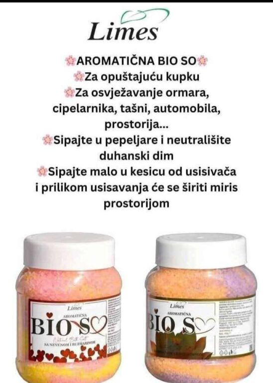 Limes Aromatična Bio So Višenamenska mirisna so u šarenim granulama