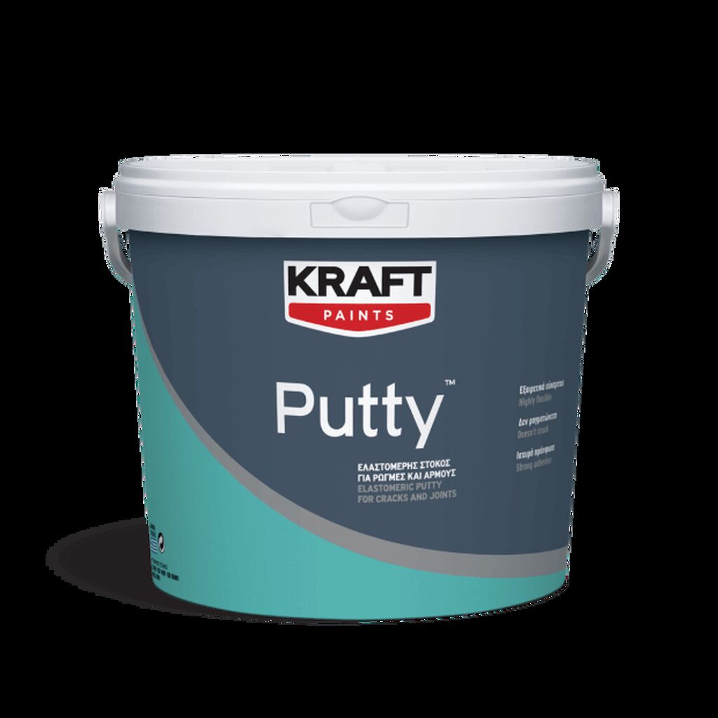 KRAFT Putty 0,5 kg je elastična masa za popunjavanje i hidroizolaciju