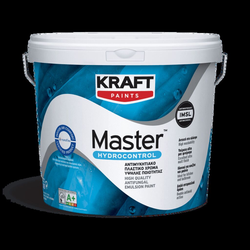 KRAFT Master™ Hydrocontrol je visokokvalitetna emulziona boja za