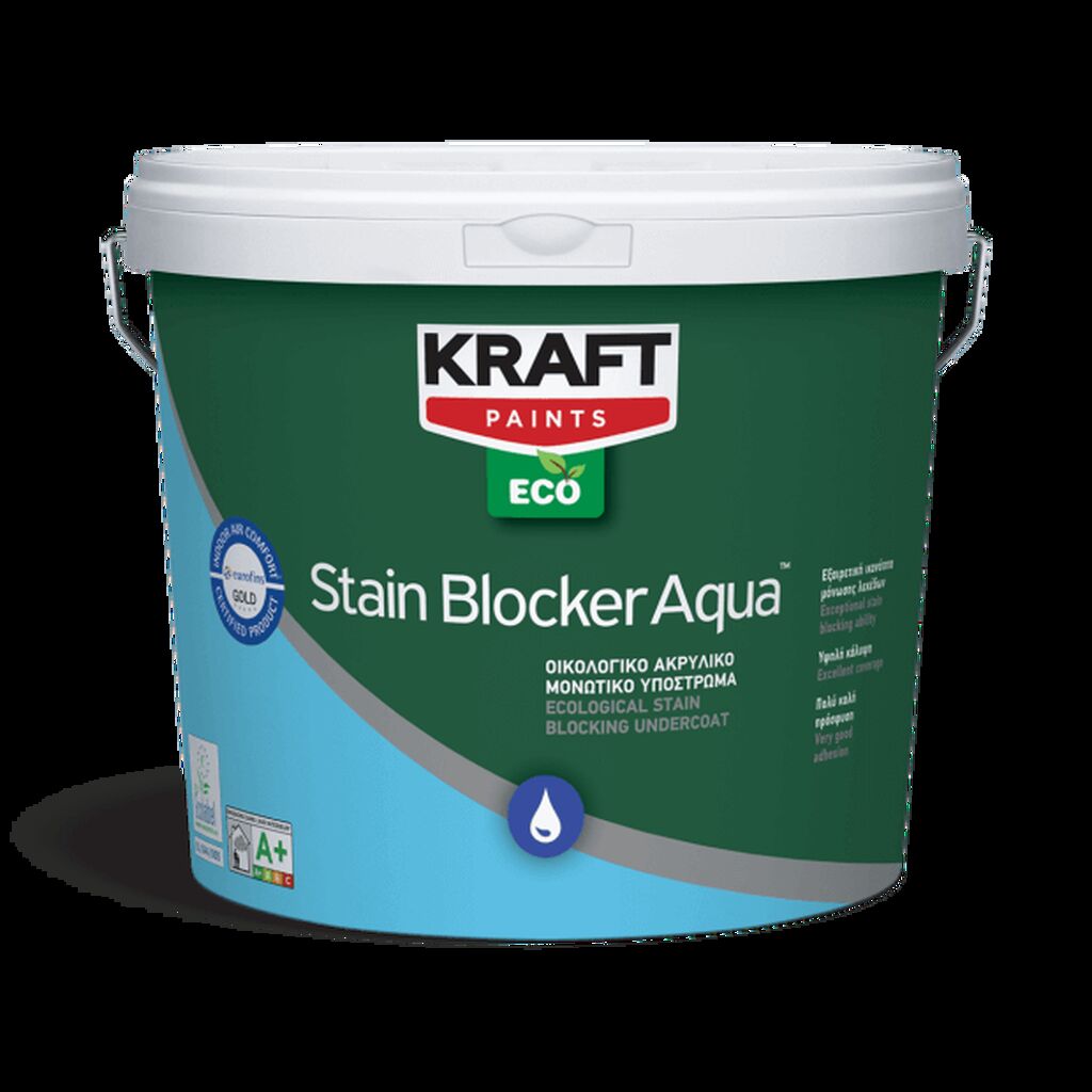 KRAFT Eco Stain Blocker Aqua je ekološki akrilni podlogni premaz koji
